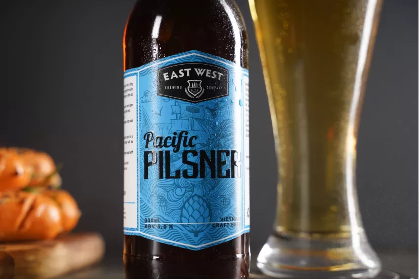 Bia Craft Pacific Pilsner - Hương Cam Chanh Dịu Nhẹ
