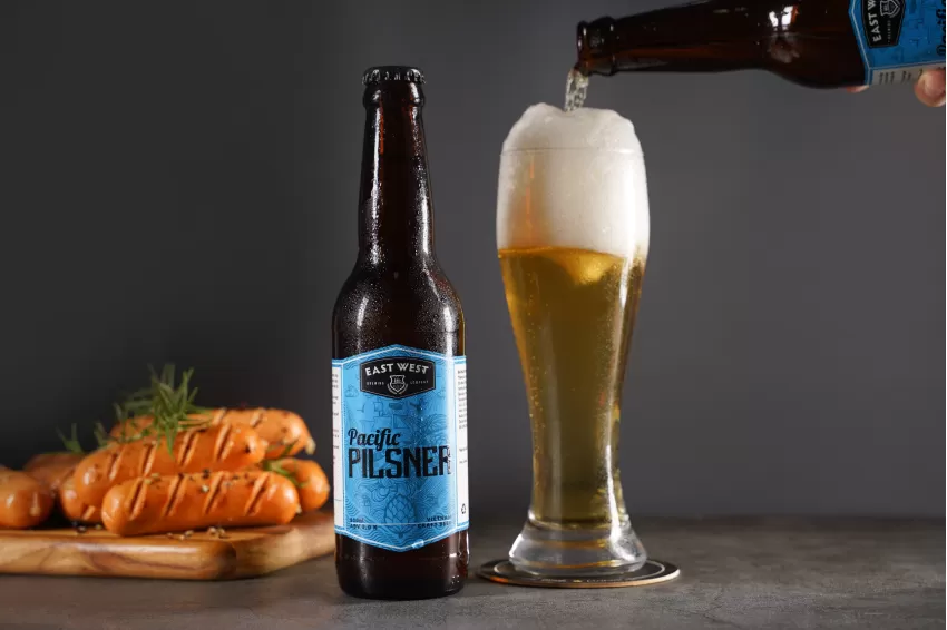 Bia Craft Pacific Pilsner - Hương Cam Chanh Dịu Nhẹ