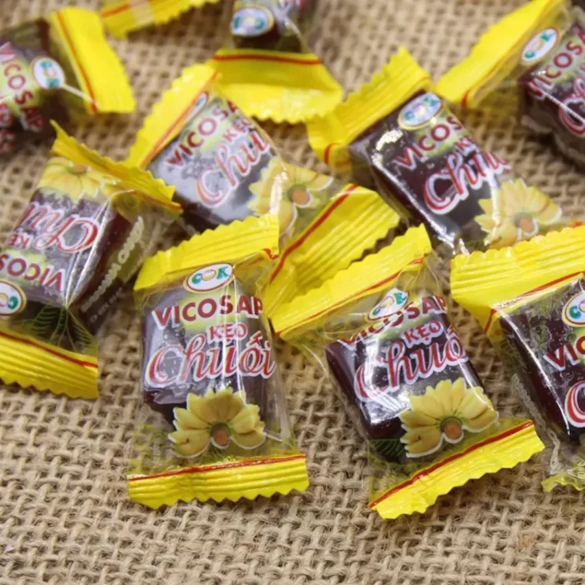 Original Banana Candy, Box of 200g - Vicosap - Dừa sáp Cầu Kè Trà Vinh ...