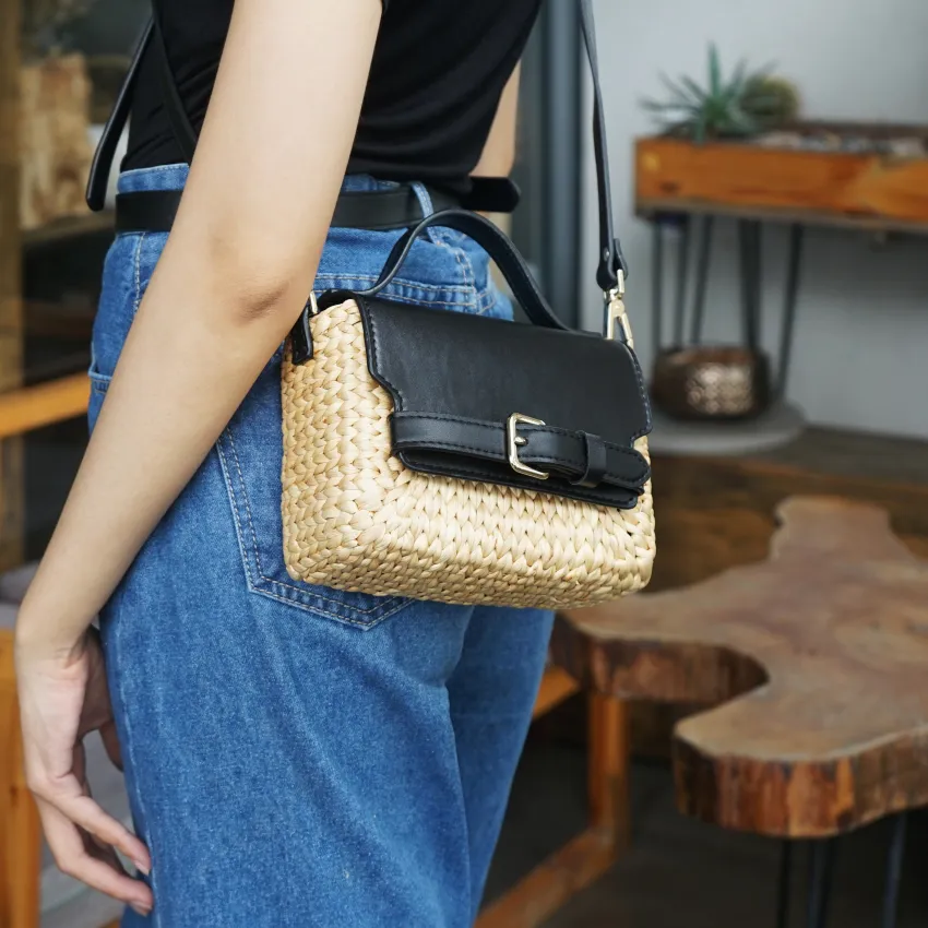 Small Little Joy Water Hyacinth Bag - Chu Du Bag | CHUS
